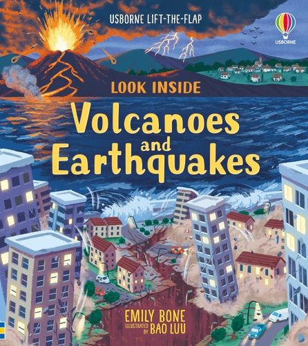 Look Inside Volcanoes & Earthquakes - Emily Bone – Nice Stack Of Books